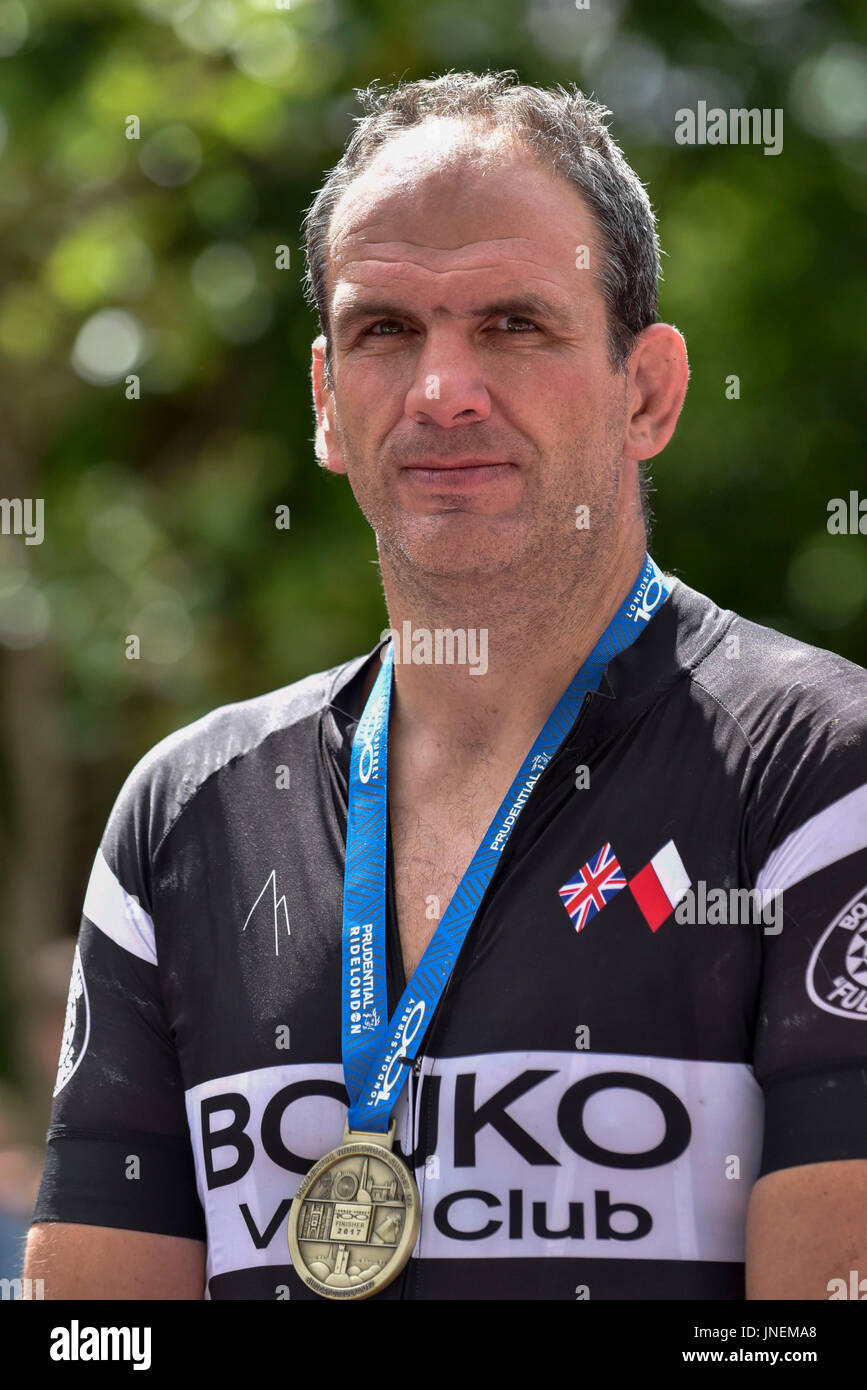 London, UK. 30 July 2017. Martin Johnson, former England rugby union ...