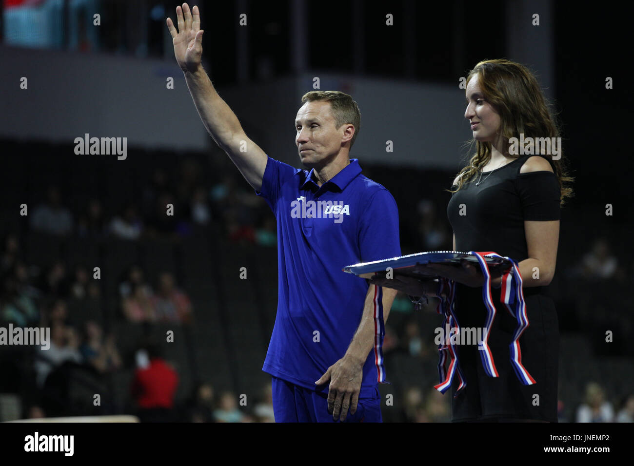 July 29, 2016: USA Gymnastics' Valeri Liukin at the 2017 U.S. Classic ...