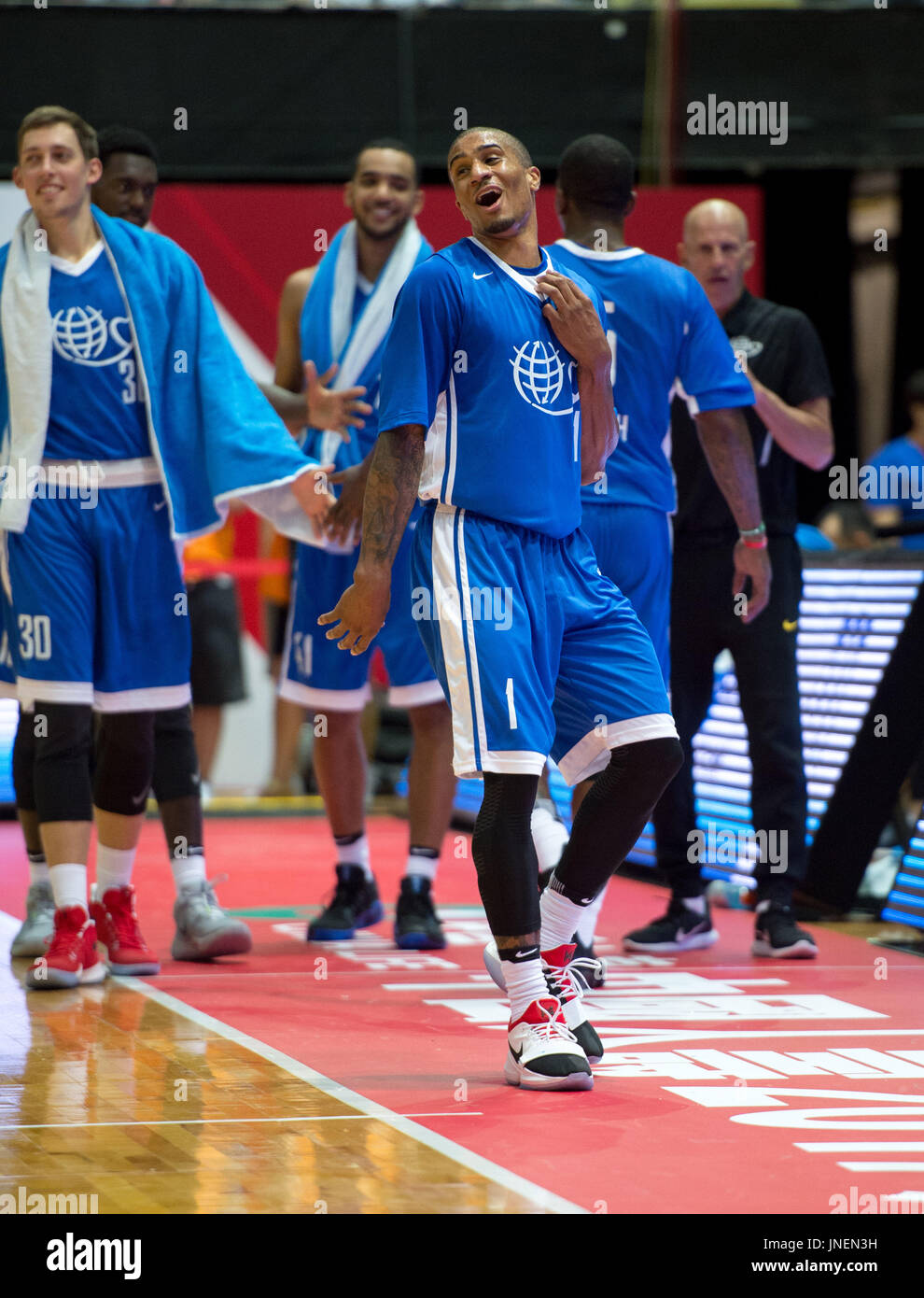 Hong Kong, Hong Kong SAR, China. 30th July, 2017. No1 Gary Payton II of ...