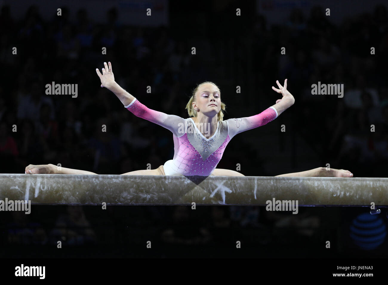 July 29, 2016: Gymnast Riley McCusker competes in the senior ...