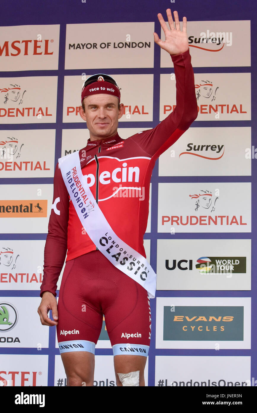 London, UK. 30 July 2017. Alexander Kristoff, Team Katusha Alpecin ...
