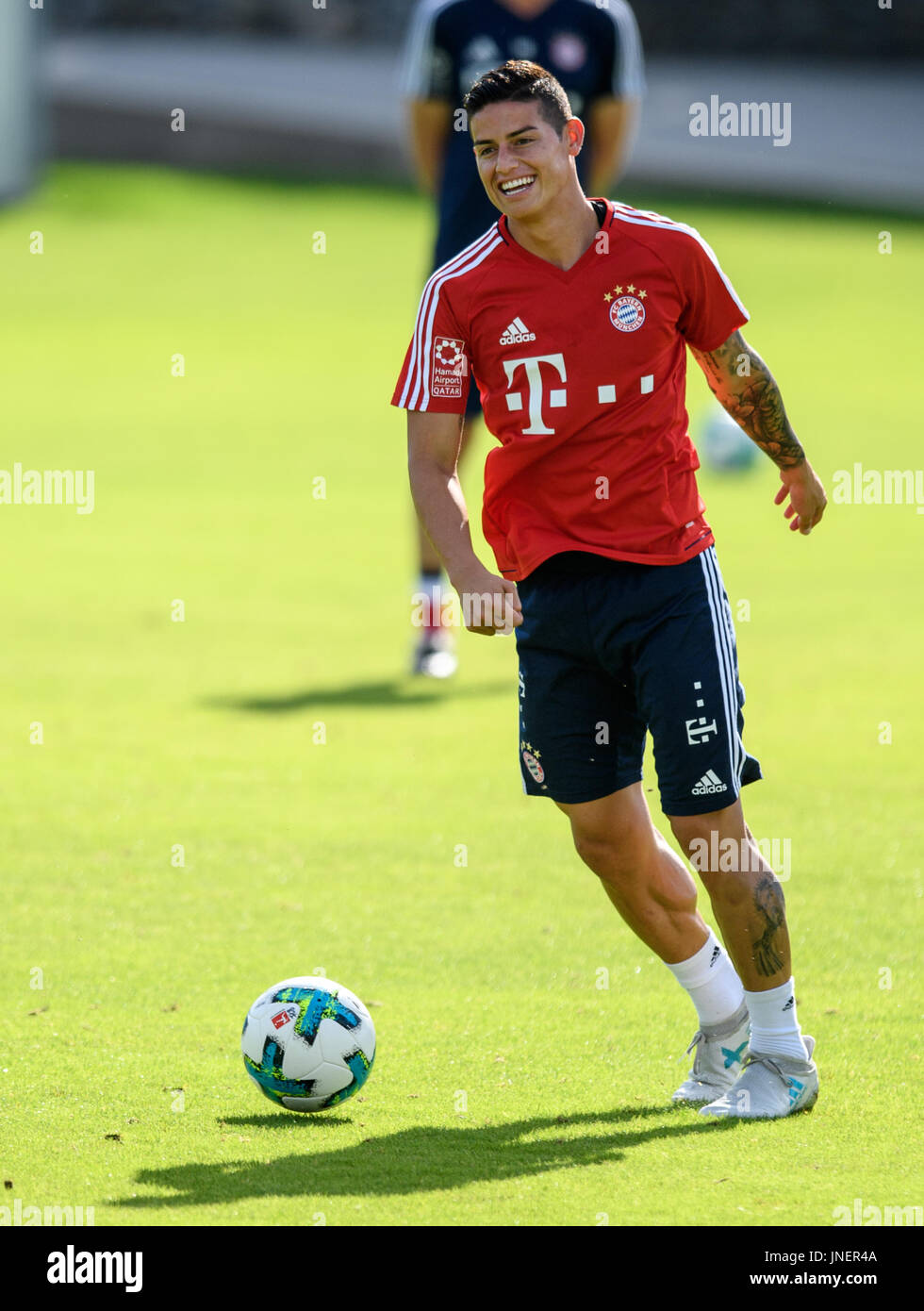Munich, Germany. 30th July, 2017. Bayern Munich's James Rodriguez ...