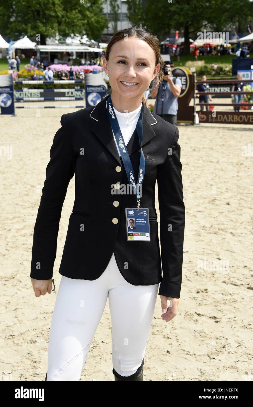 Berlin, Germany. 28th July, 2017. Georgina Bloomberg, daughter of ...
