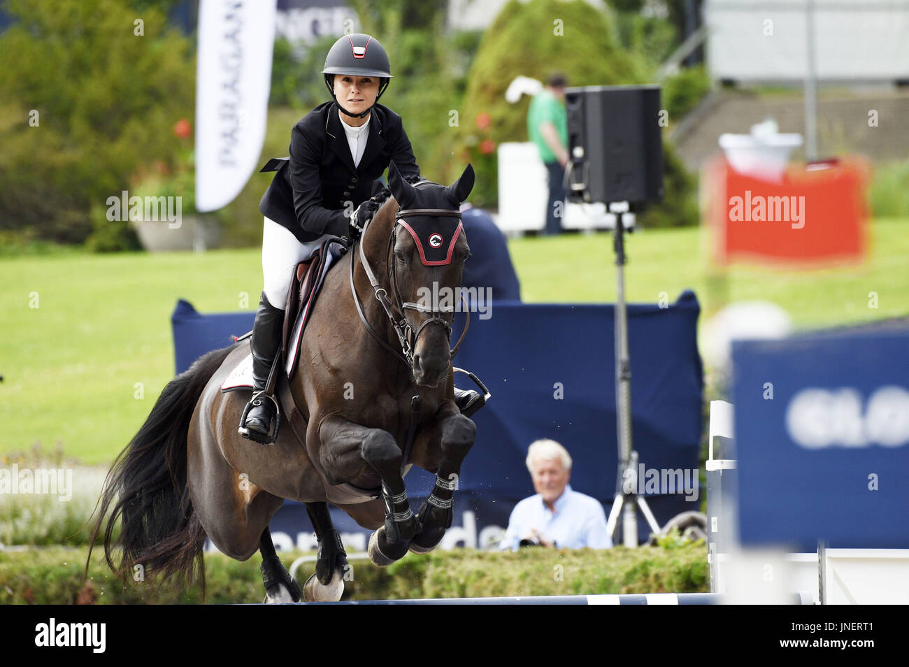 Berlin, Germany. 28th July, 2017. Georgina Bloomberg, daughter of ...