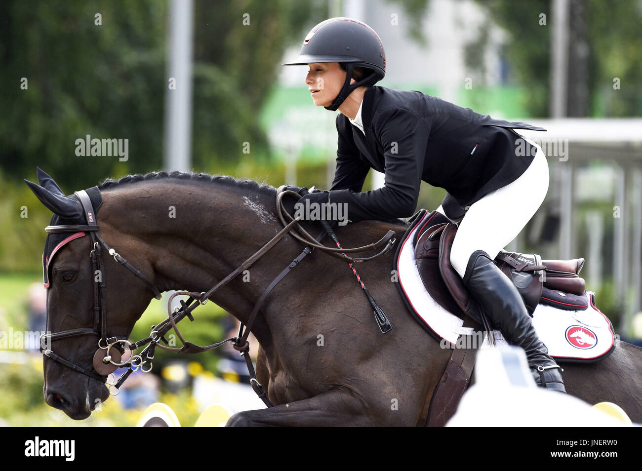 Berlin, Germany. 28th July, 2017. Georgina Bloomberg, daughter of ...