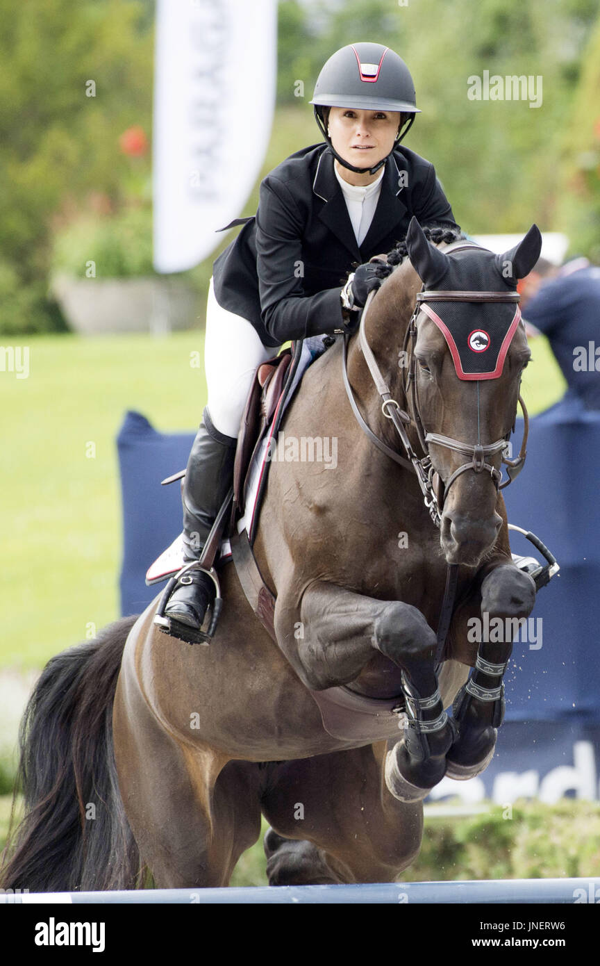 Berlin, Germany. 28th July, 2017. Georgina Bloomberg, daughter of ...