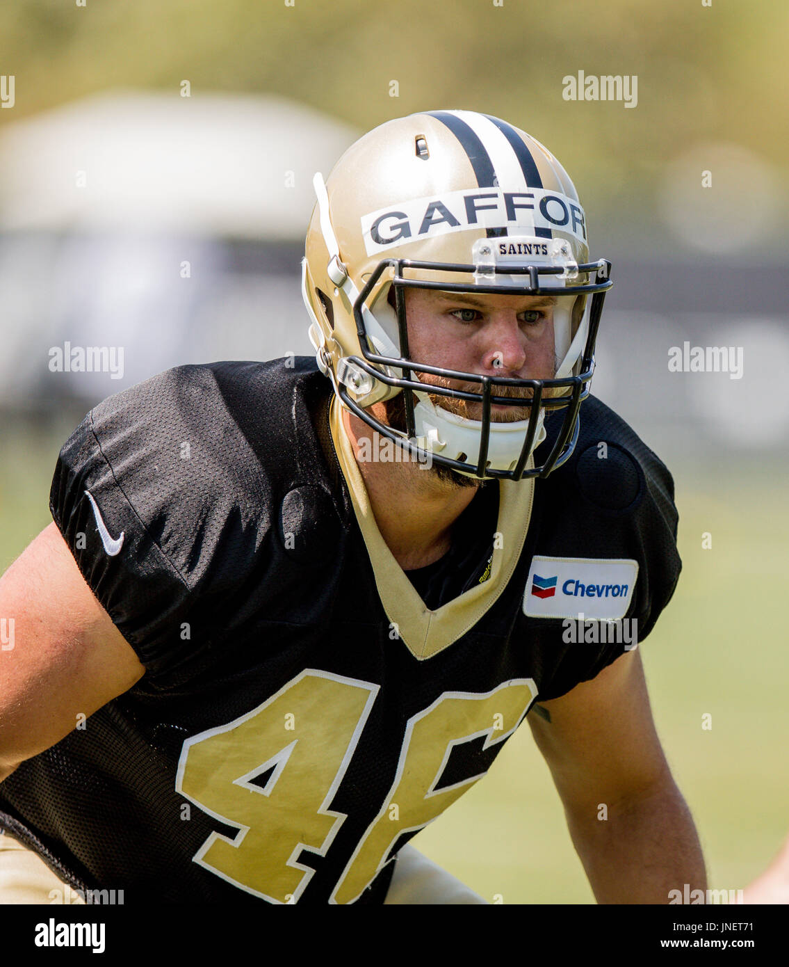 July 30, 2017 - New Orleans Saints long snapper Thomas Gafford (46 ...