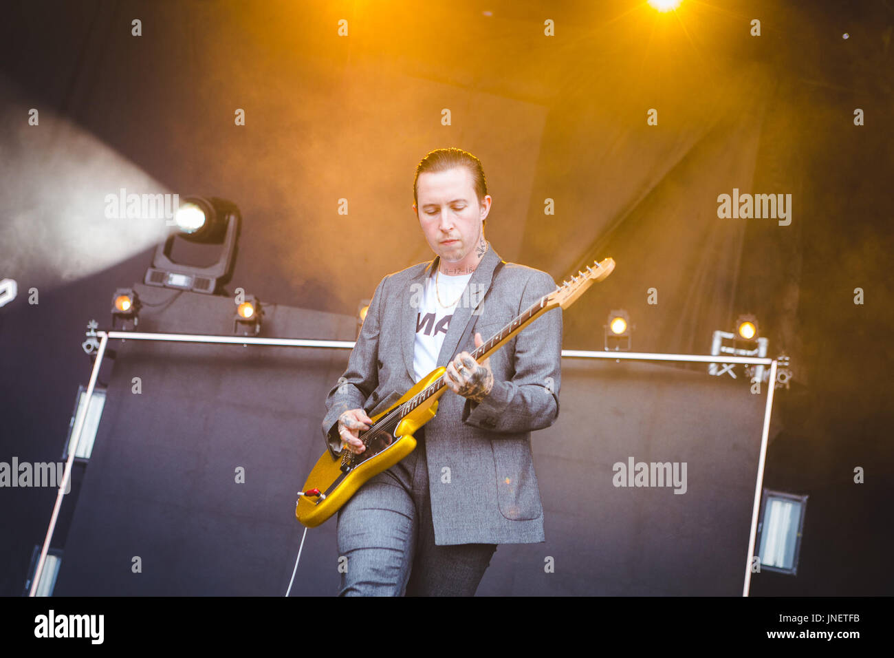 July 29, 2017 - Slaves performing on the Saturday of YNOT Festival ...