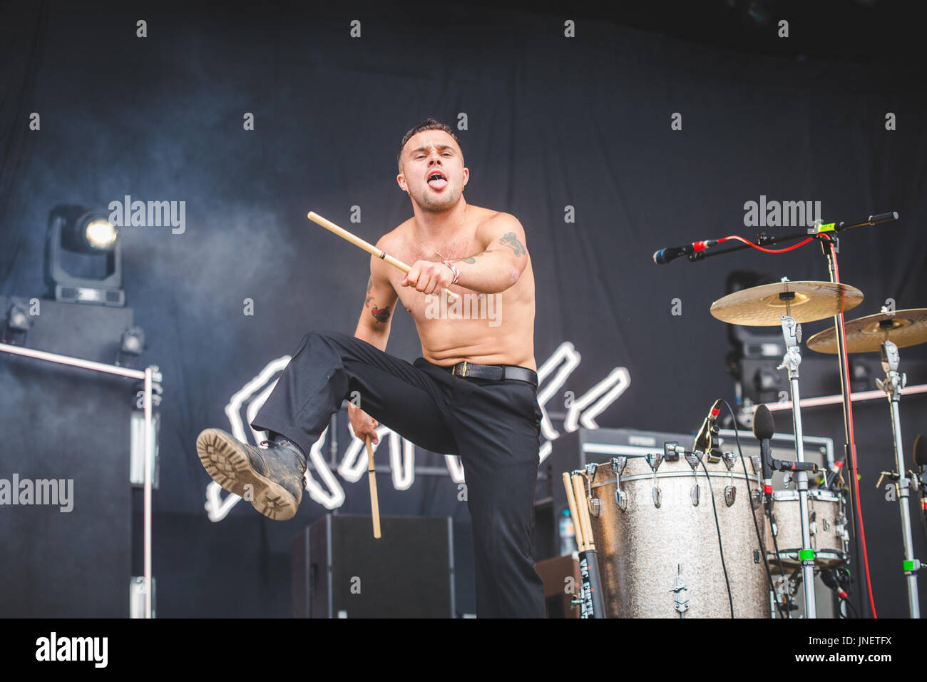 July 29, 2017 - Slaves performing on the Saturday of YNOT Festival ...