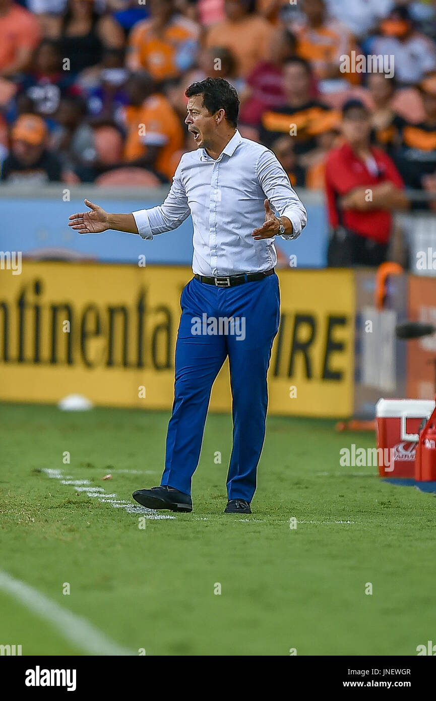 29 July 2017 - Dynamo head coach Wilmer Cabrera is upset after his team ...