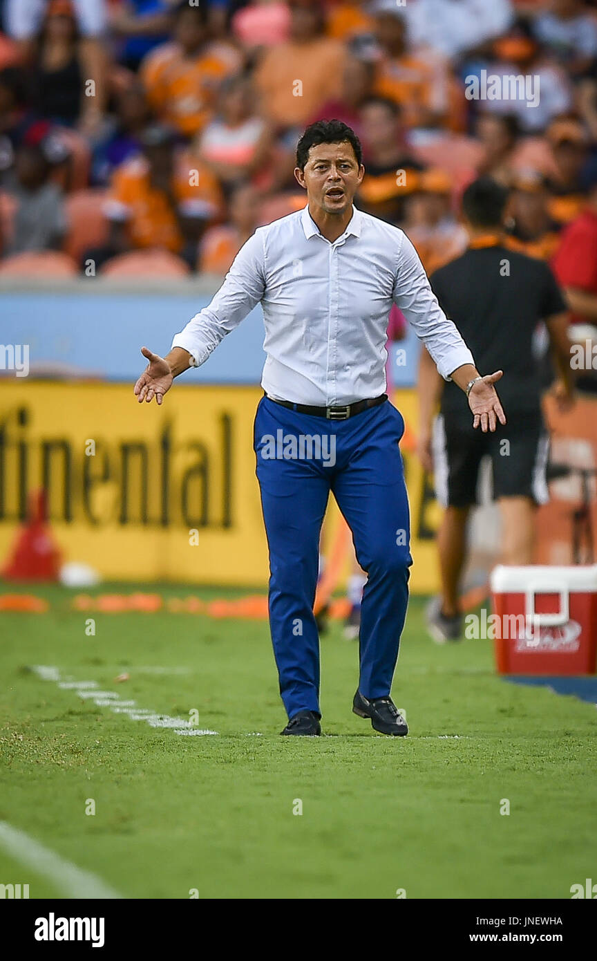 29 July 2017 - Dynamo head coach Wilmer Cabrera is upset with a call ...