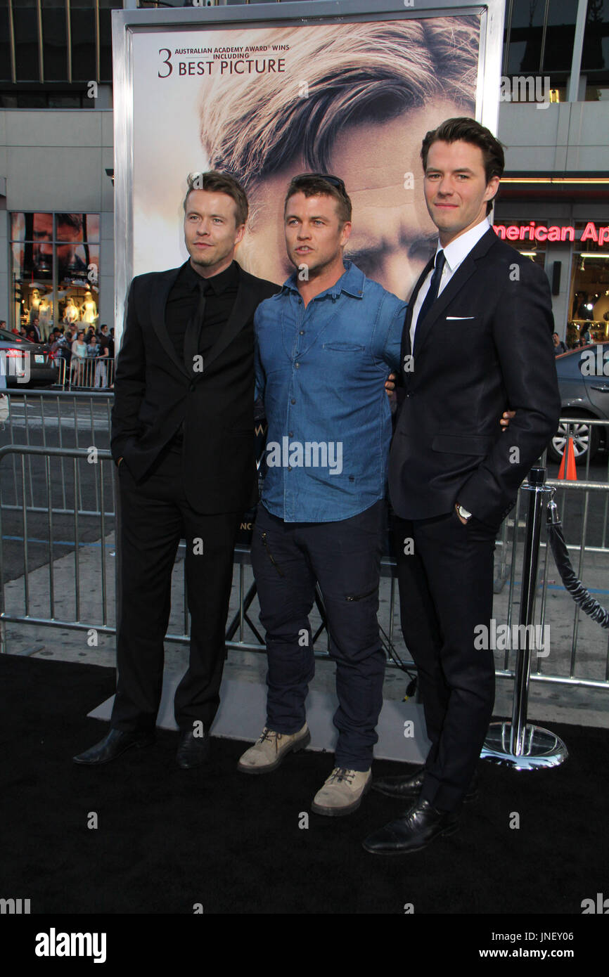 Todd Lasance, Luke Hemsworth, Thomas Cocquerel 04/16/2015 The Premiere ...