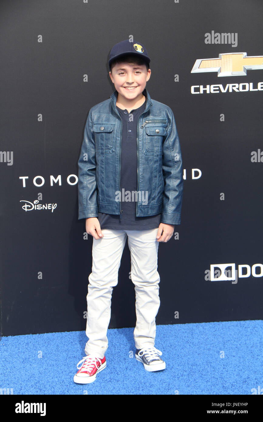 Thomas Robinson 05/09/2015 The world Premiere of "Tomorrowland" held at ...