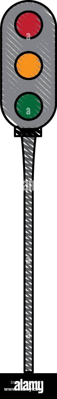 Traffic light realistic electric Stock Vector Images - Alamy