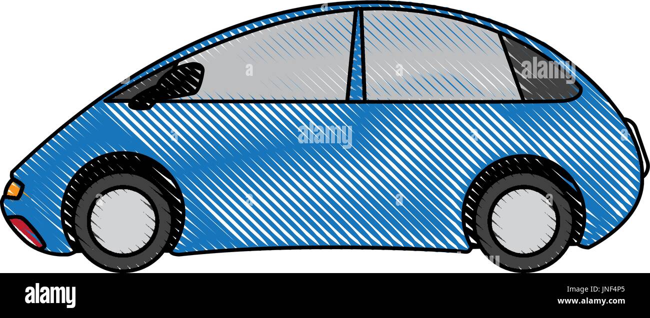 Smart car side view Stock Vector Images - Alamy