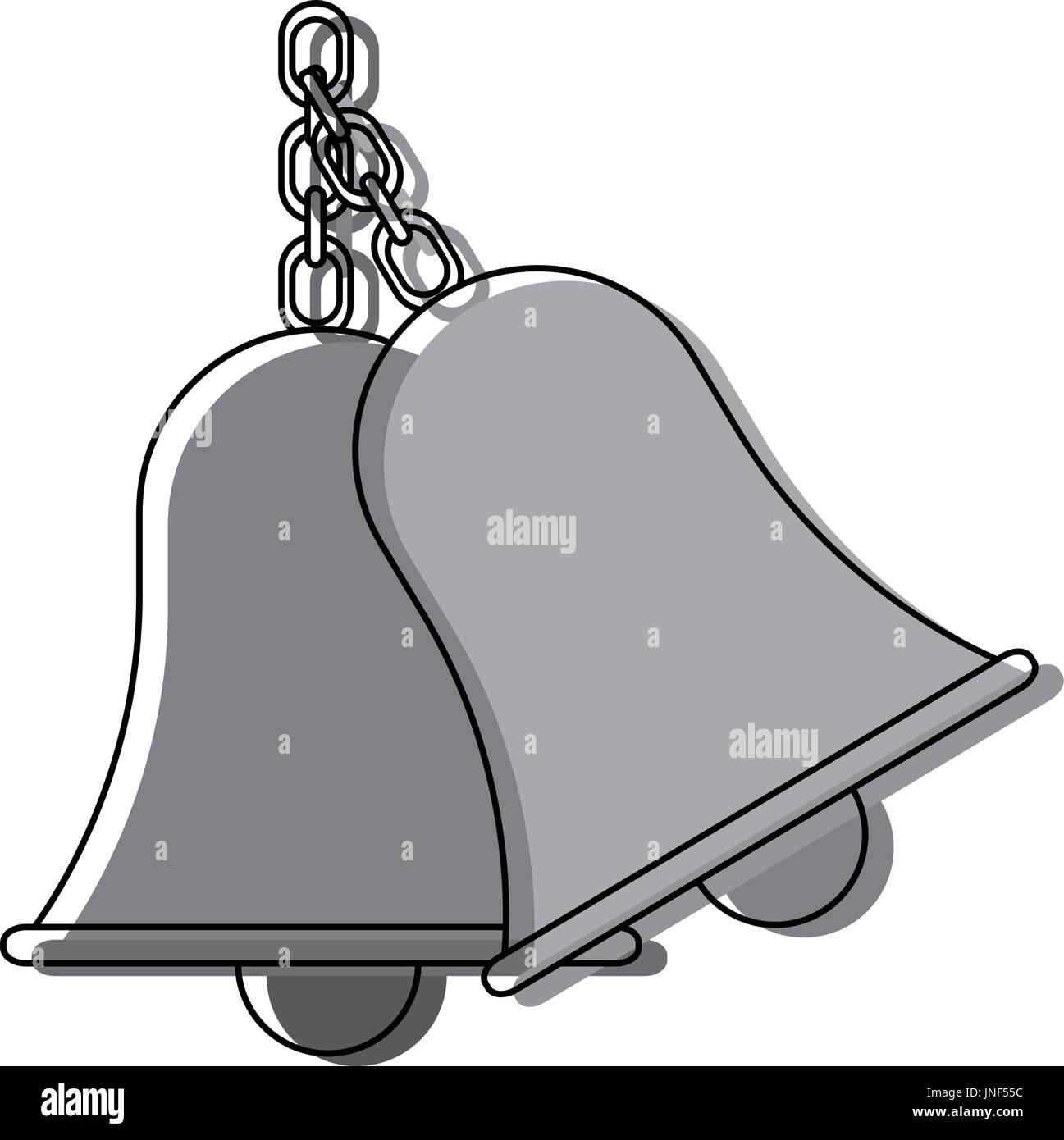 retro school bell handle clapper classic Stock Vector Image & Art - Alamy