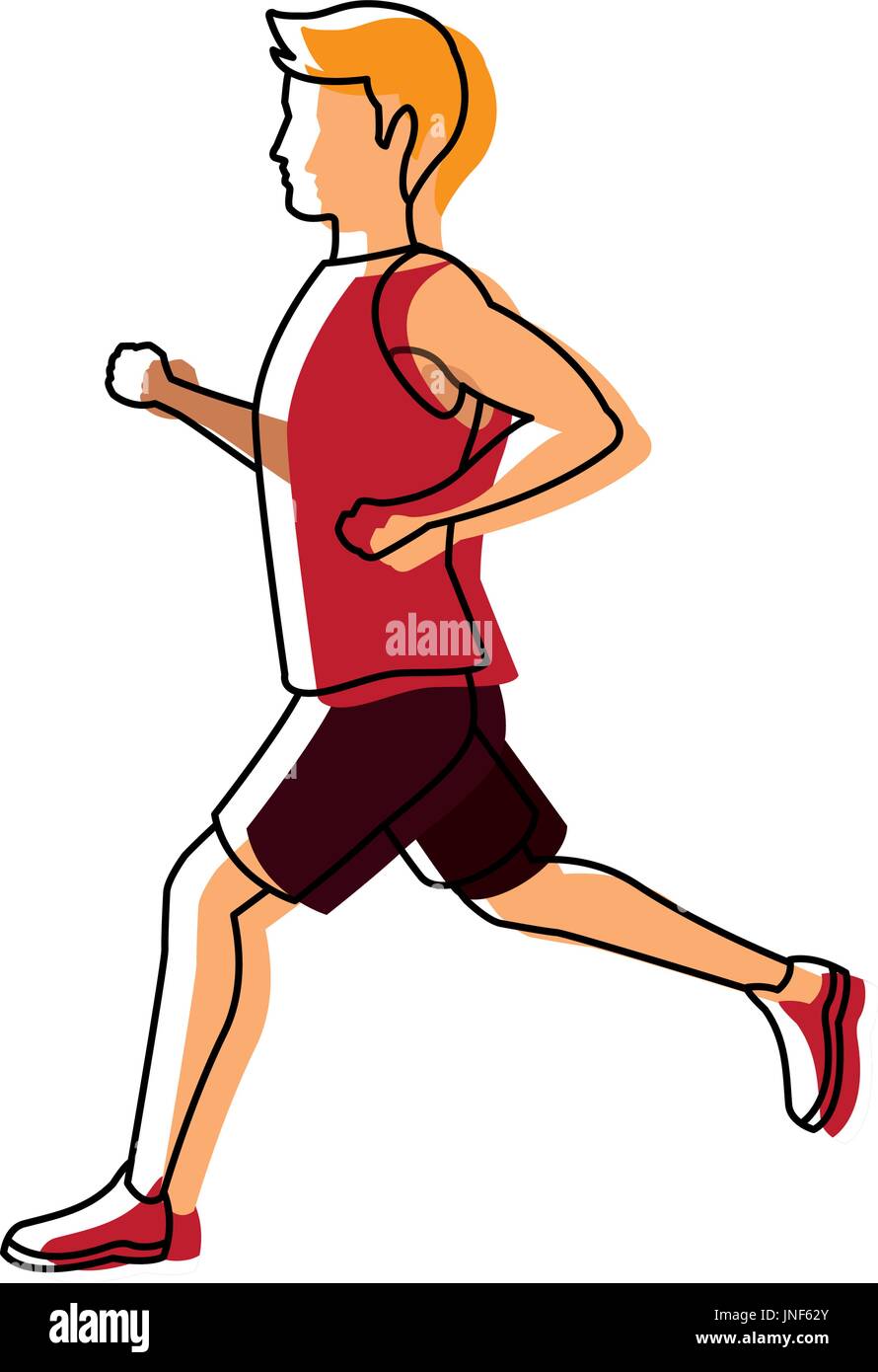 Finish line side view Stock Vector Images - Alamy