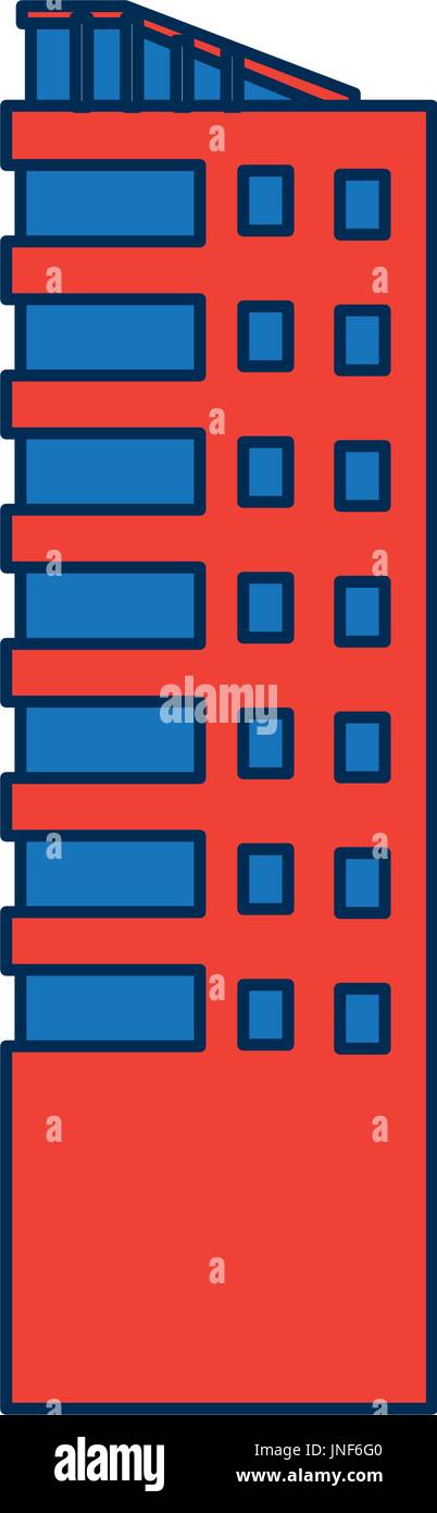 modern building high structure urban exterior Stock Vector Image & Art ...