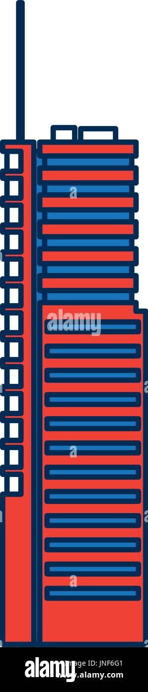 modern building high structure urban exterior Stock Vector Image & Art ...