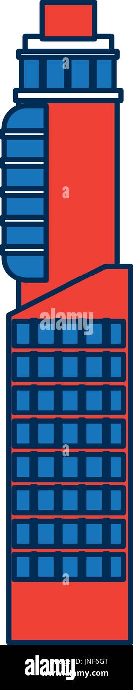 modern building high structure urban exterior Stock Vector Image & Art ...