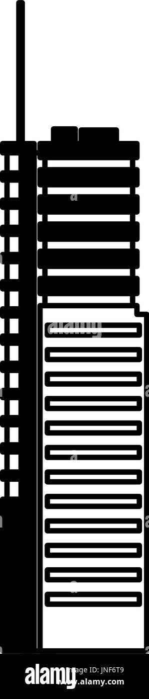 modern building high structure urban exterior Stock Vector Image & Art ...