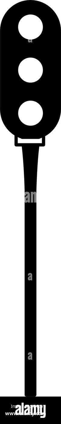 luminous traffic light signal stoplight urban Stock Vector Image & Art ...