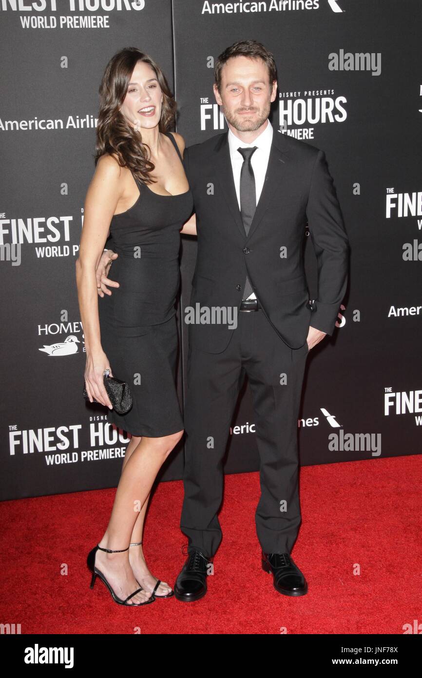 Deanna Brigidi, Josh Stewart 01/25/2016 The Premiere of "The Finest ...
