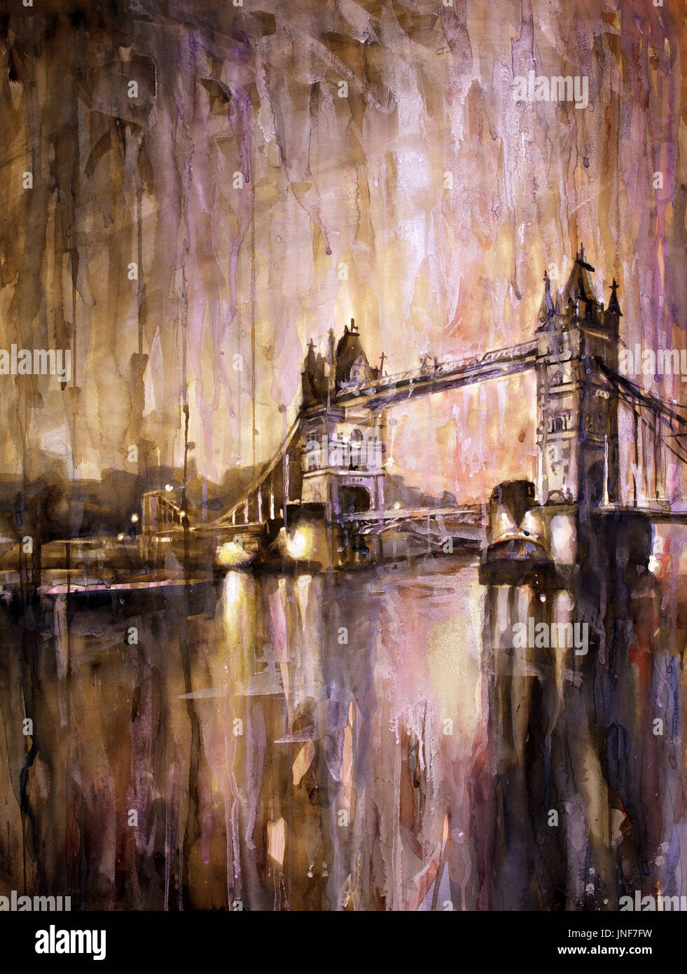Watercolour Landscape High Resolution Stock Photography and Images - Alamy