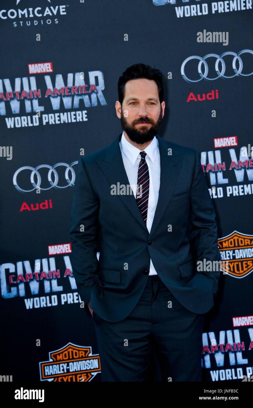 Paul Rudd 04/12/2016 World Premiere of Marvel's "Captain America: Civil ...