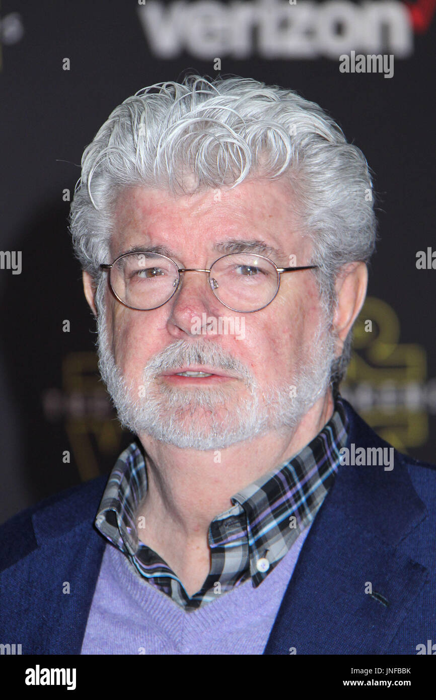 George Lucas 12/14/2015 "Star Wars The Force Awakens" Premiere held at ...