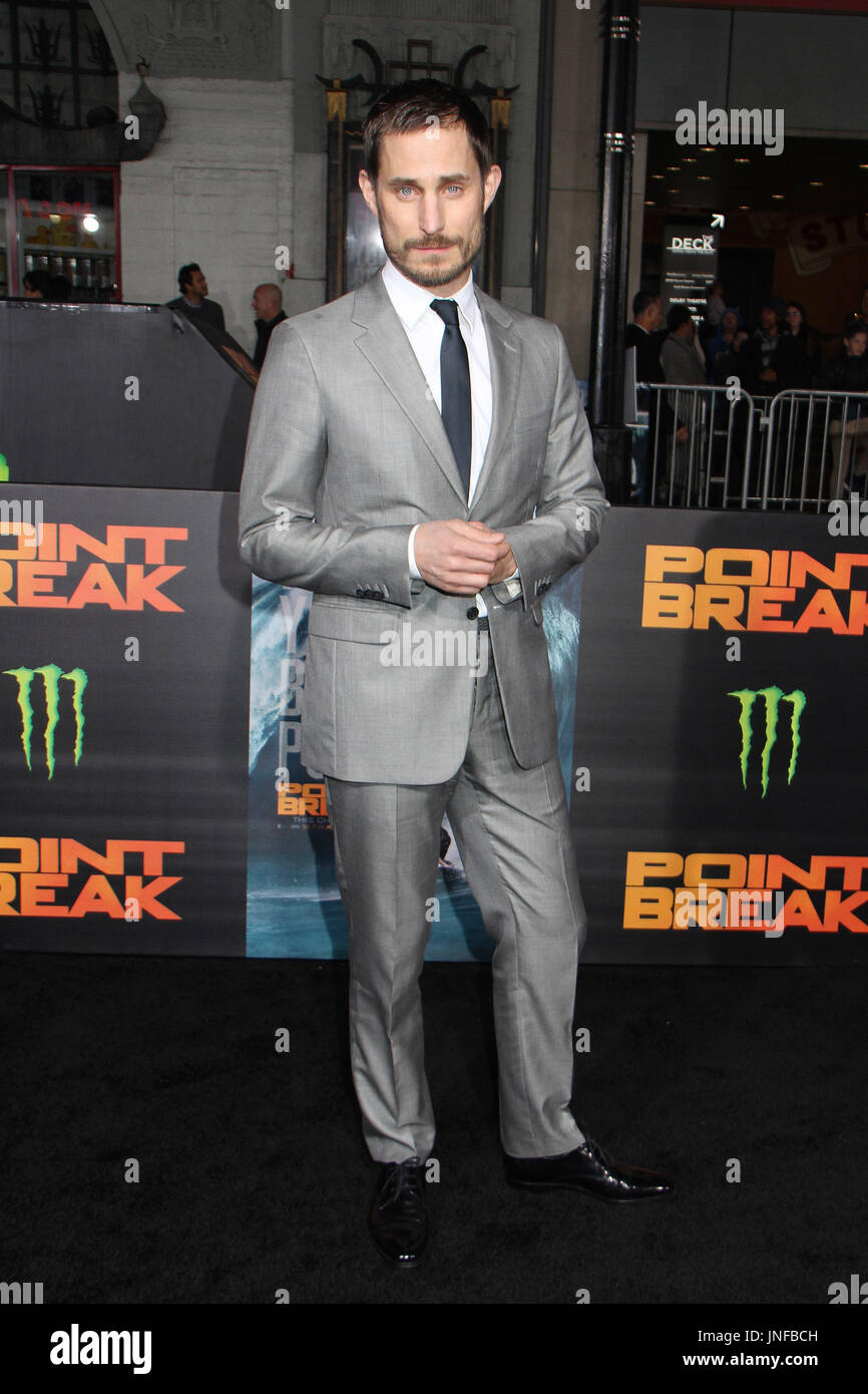 Clemens Schick 12/15/2015 "Point Break" Premiere held at the TCL ...