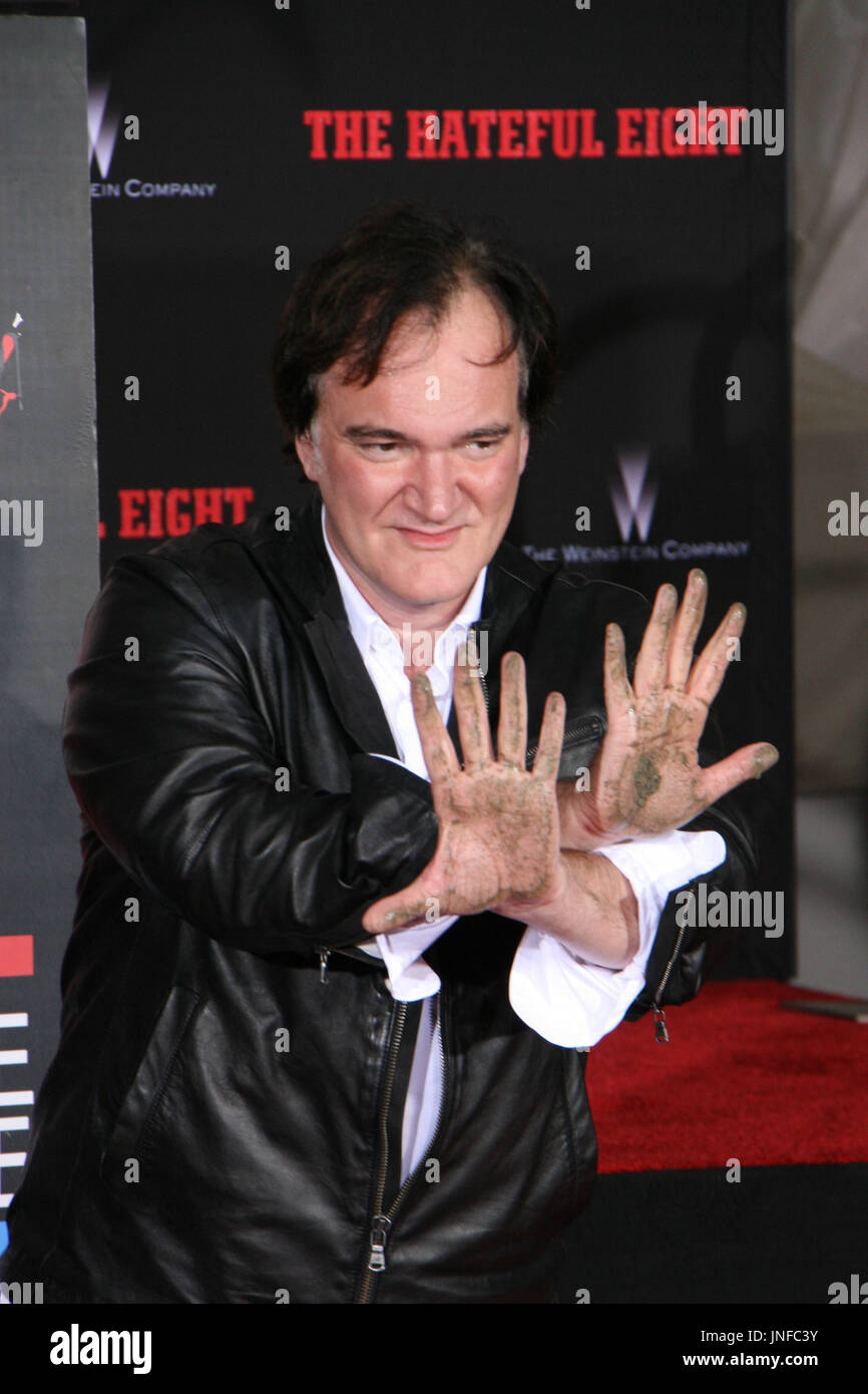 Quentin Tarantino 01/05/2016 Quentin Tarantino Hand & Footprint ...