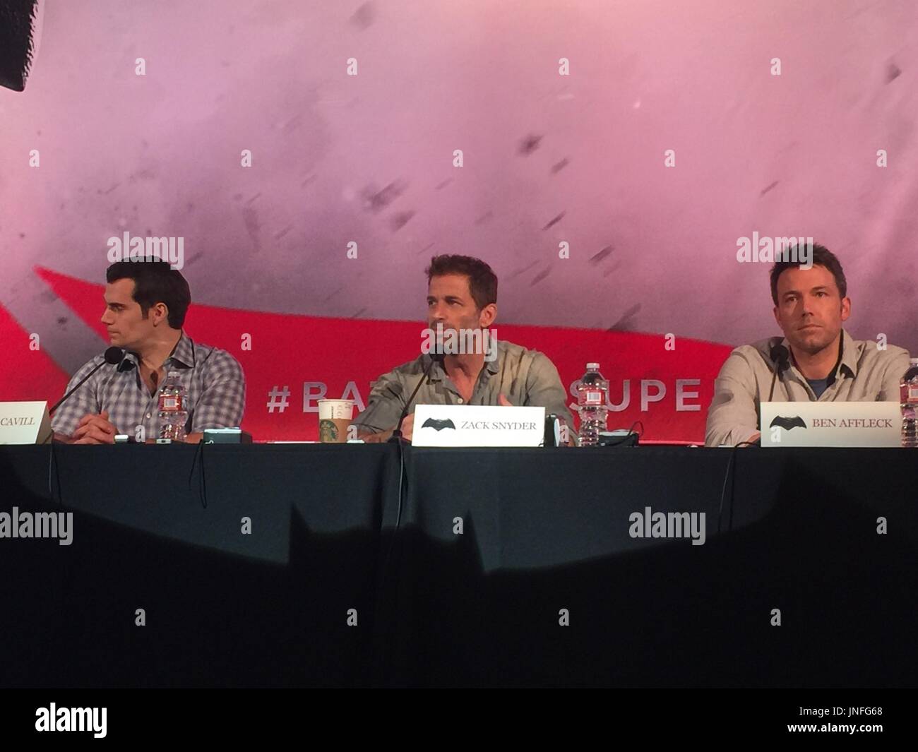 Henry Cavill, Zack Snyder, Ben Affleck 03/18/2016 "Batman v Superman ...