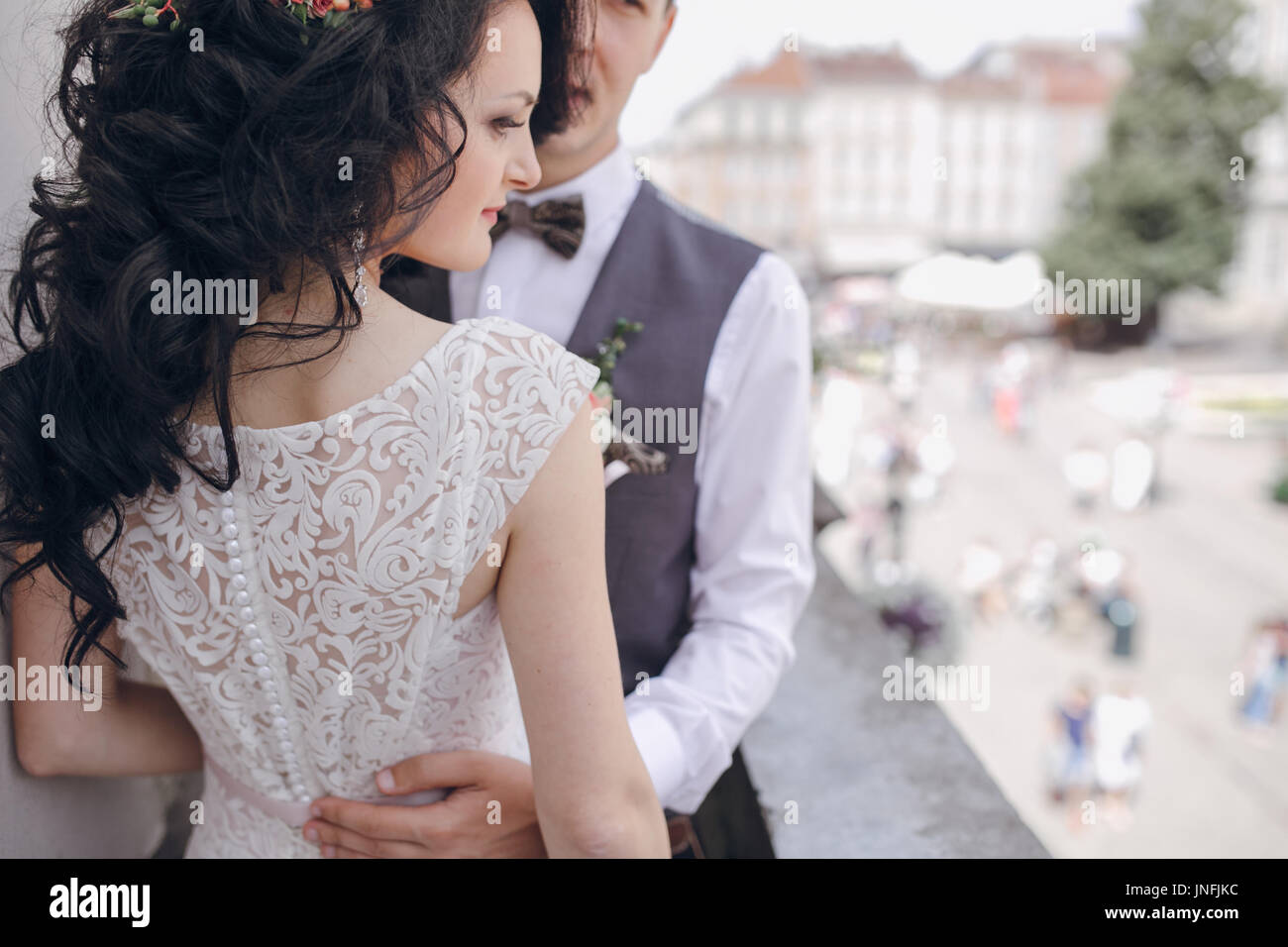 Royal wedding in the old town Stock Photo - Alamy
