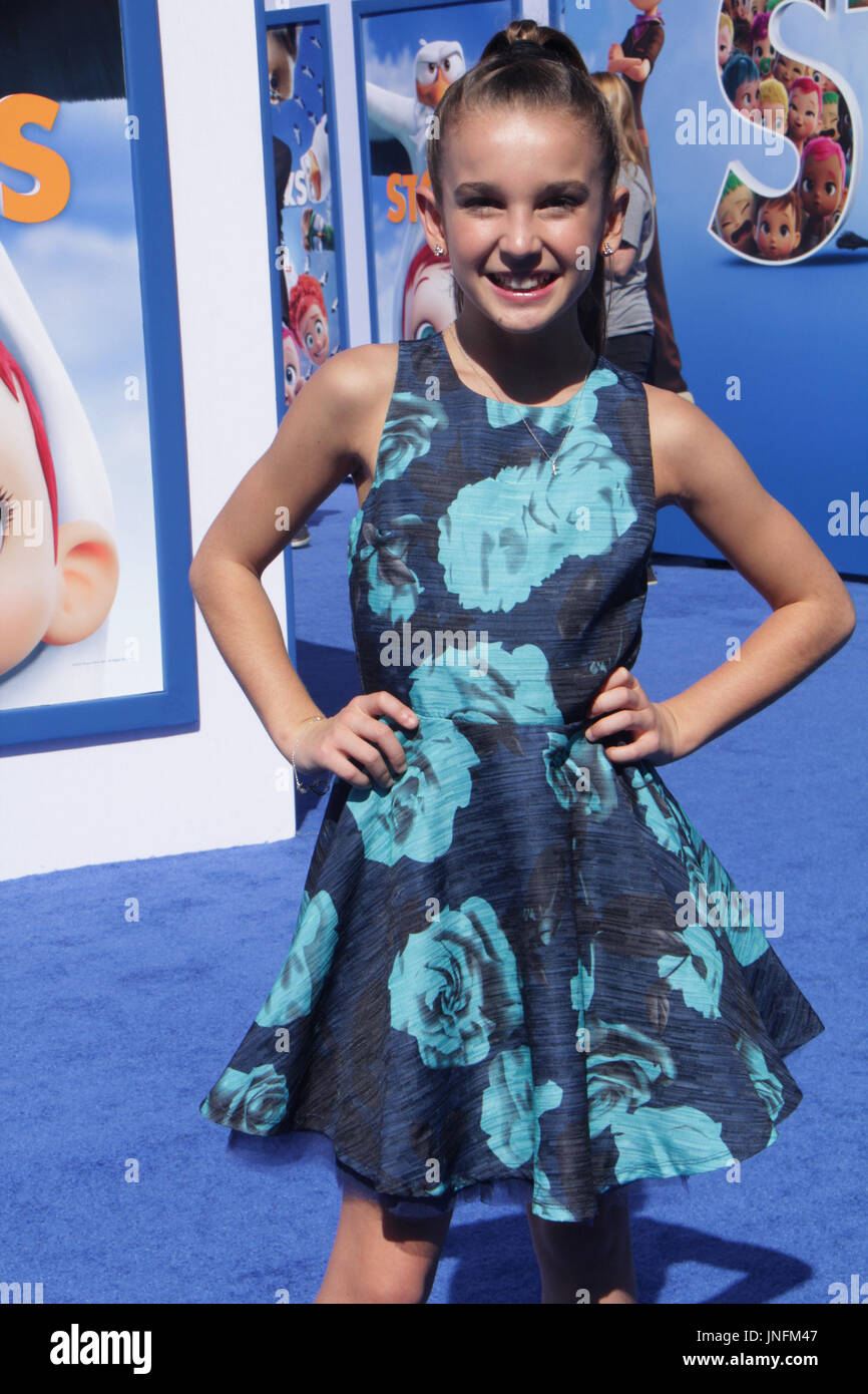 Emma Hellenkamp 09/17/2016 The World premiere of “Storks” held at the ...