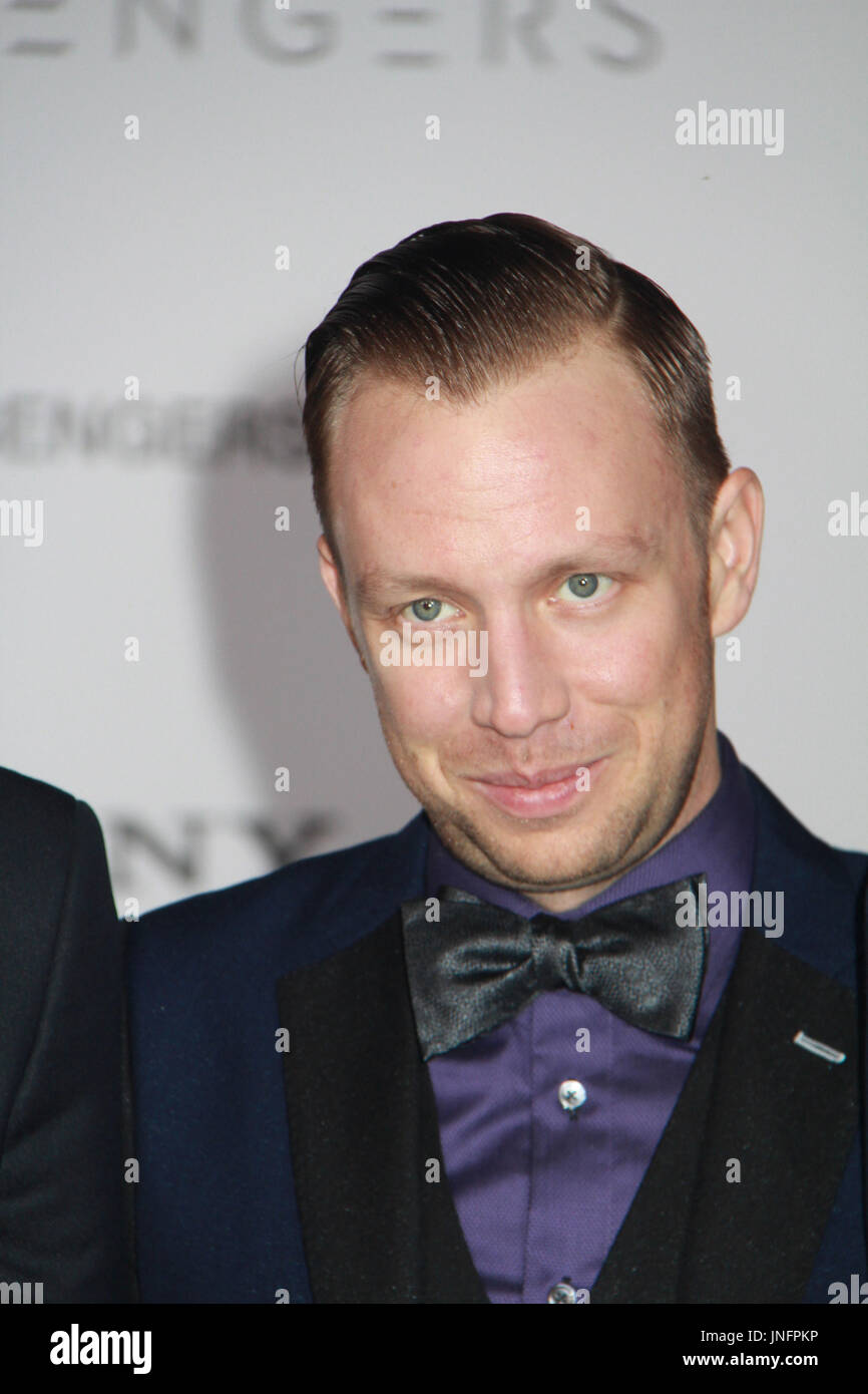 Imagine Dragons, Ben McKee 12/14/2016 The World Premiere of "Passengers ...