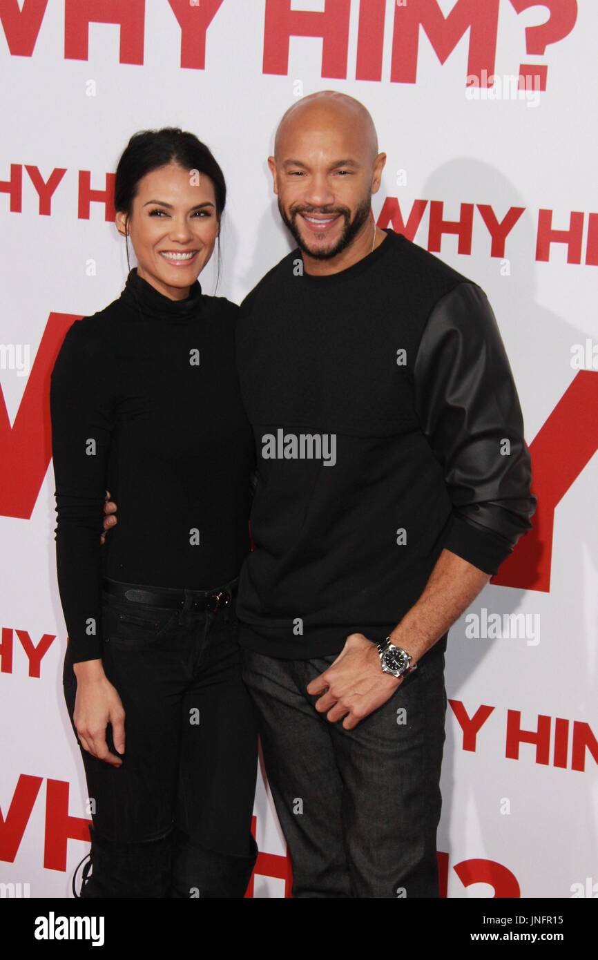 Stephen Bishop, Jesiree Dizon 12/17/2016 Why Him? Premiere at the Fox ...