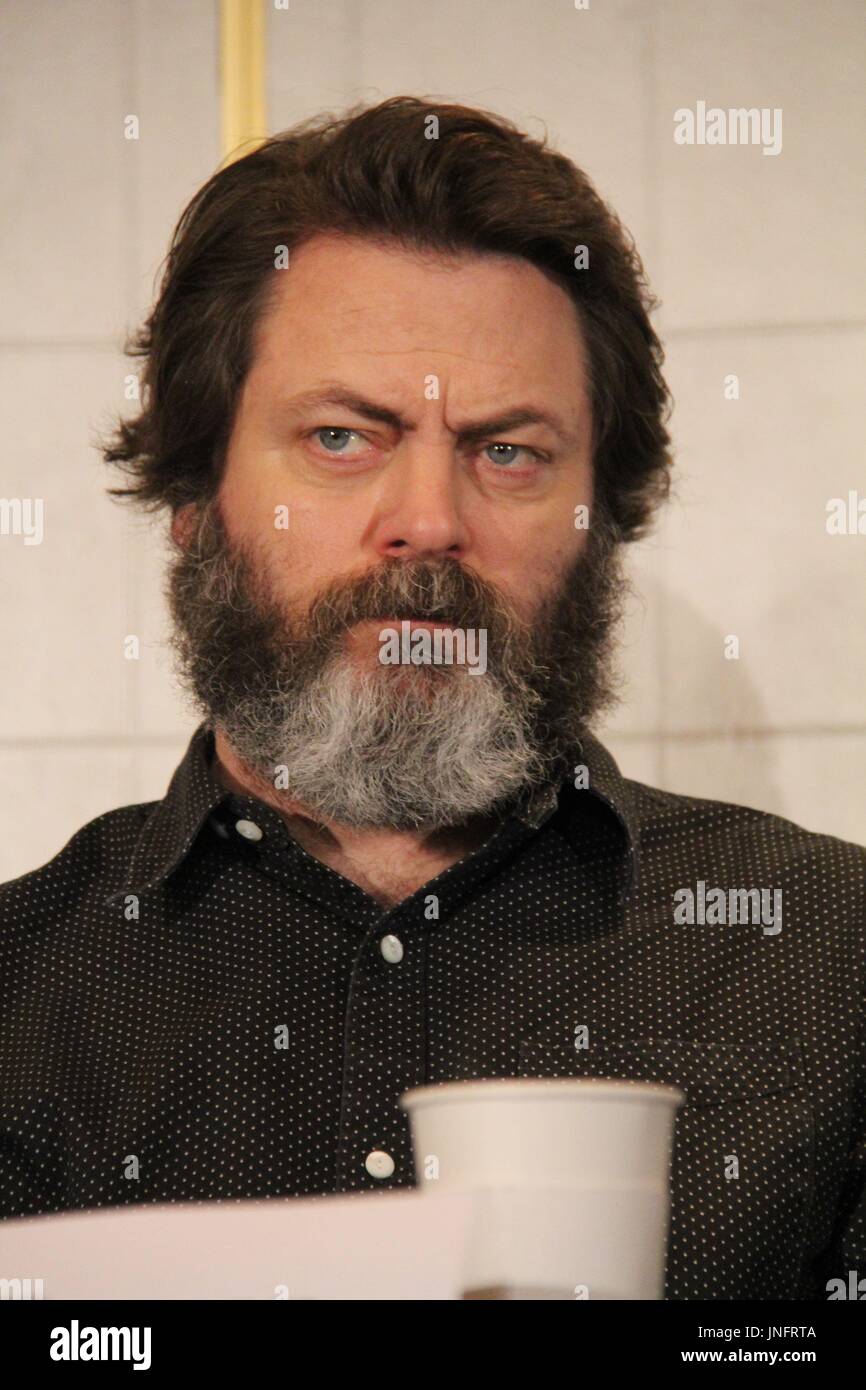Nick Offerman 01/12/2017 "The Founder" Press Conference held at The ...