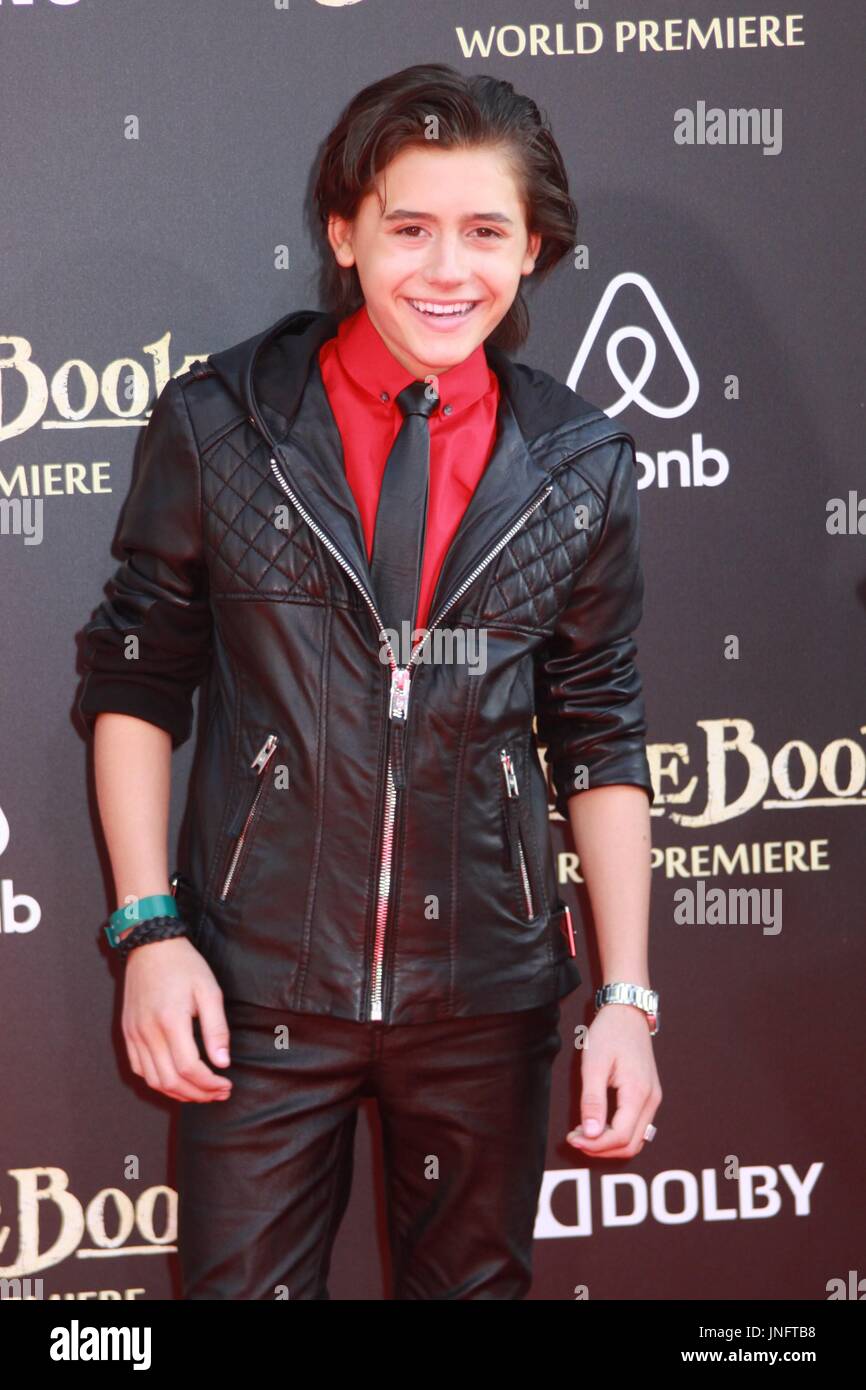 Isaak Presley 04/04/2016 The World Premiere of “The Jungle Book” held ...