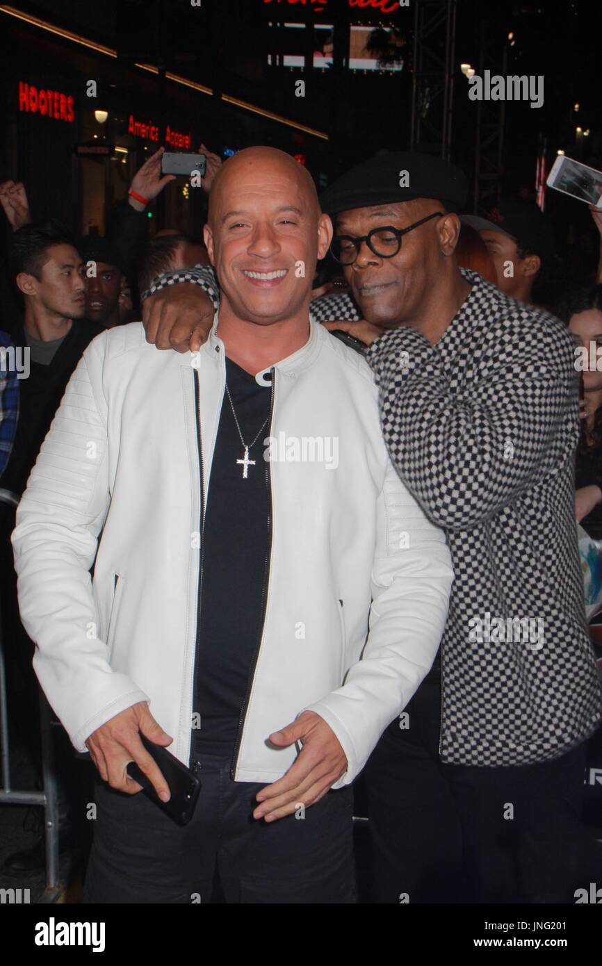 Vin Diesel, Samuel L. Jackson 01/19/2017 The Los Angeles Premiere of ...