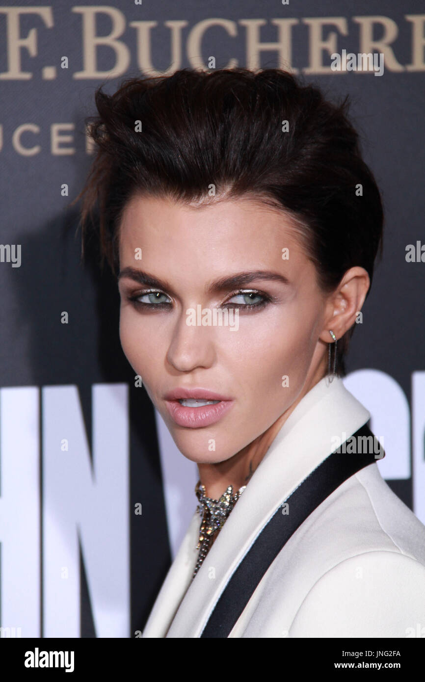 Ruby Rose 01/30/2017 The Los Angeles Premiere of "John Wick: Chapter 2 ...