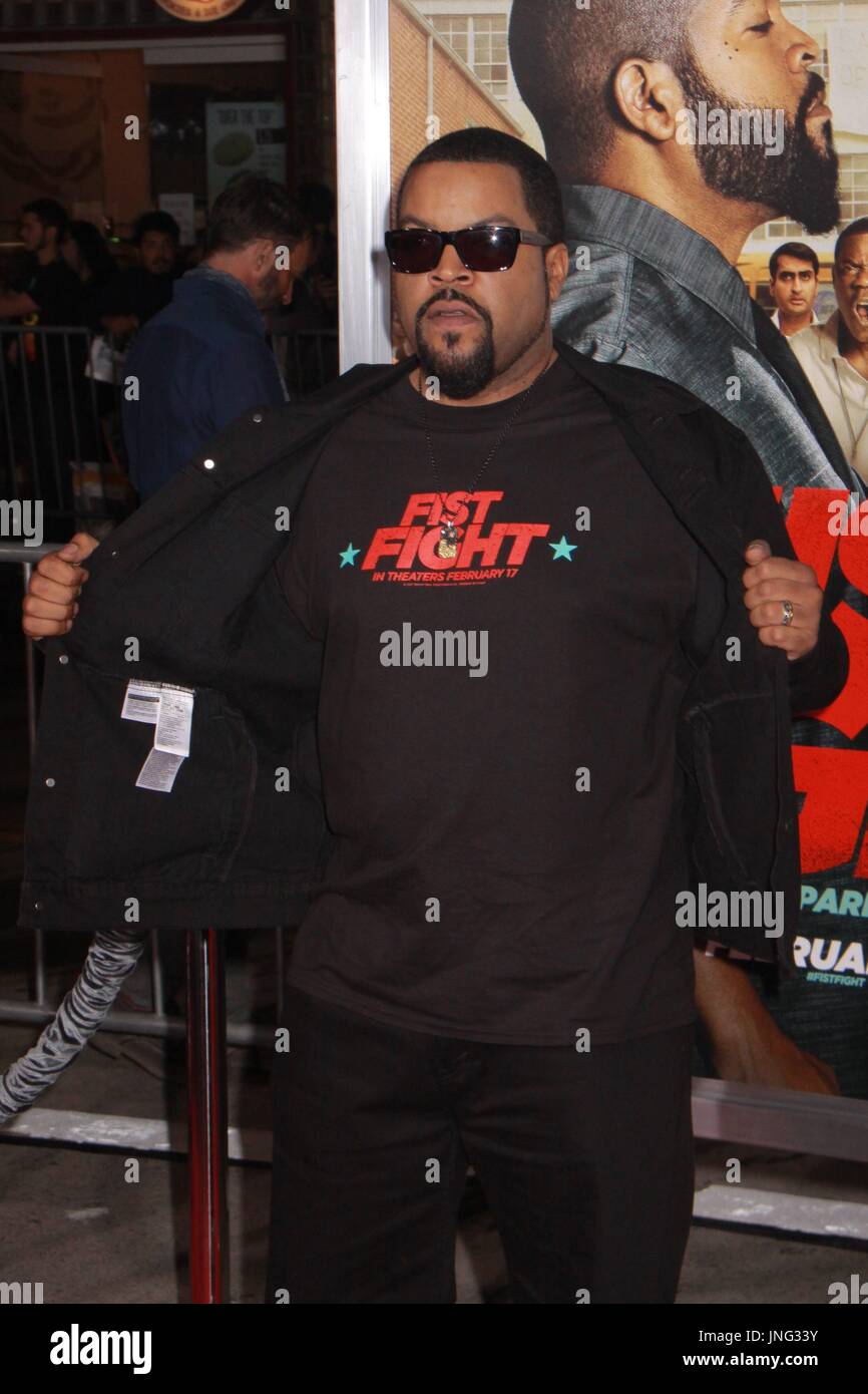 Ice Cube 2/13/2017 Los Angeles Premiere of "Fist Fight" held at the ...