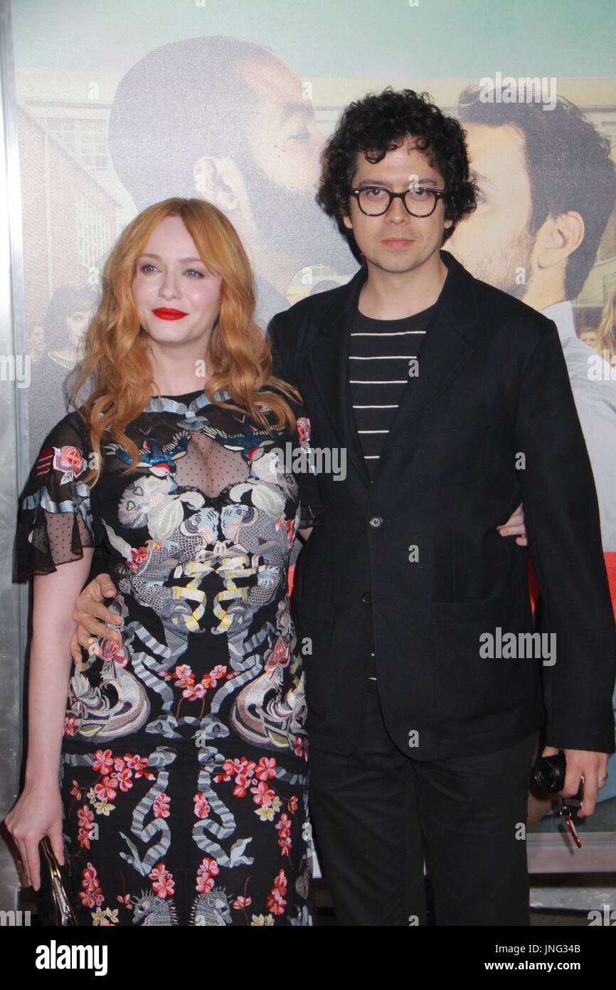 Christina Hendricks, Geoffrey Arend 2/13/2017 Los Angeles Premiere of ...