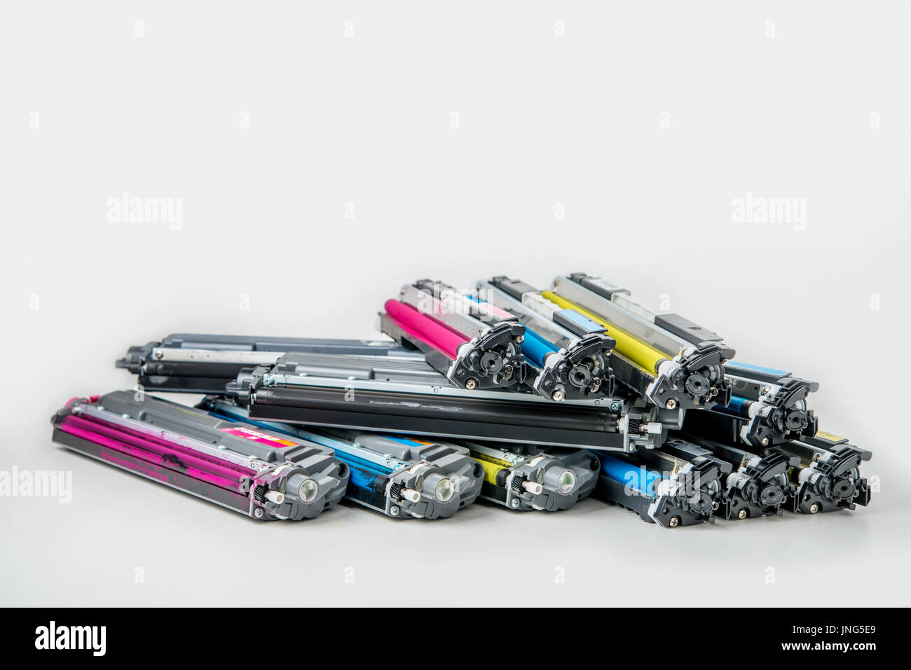 used laser toner cartridge Stock Photo - Alamy