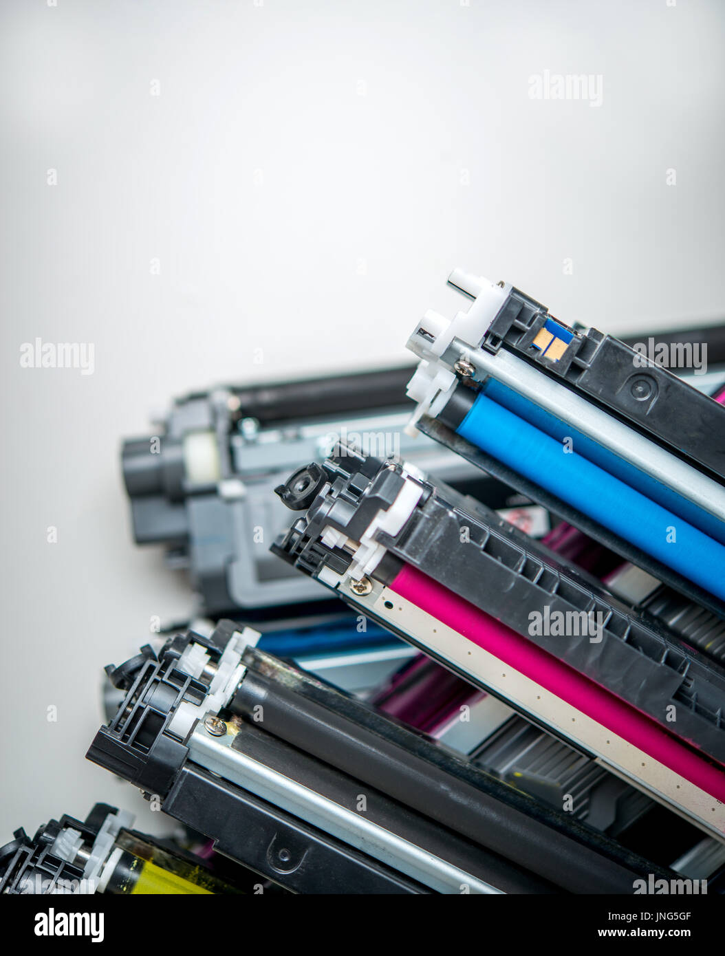 used laser toner cartridge Stock Photo - Alamy