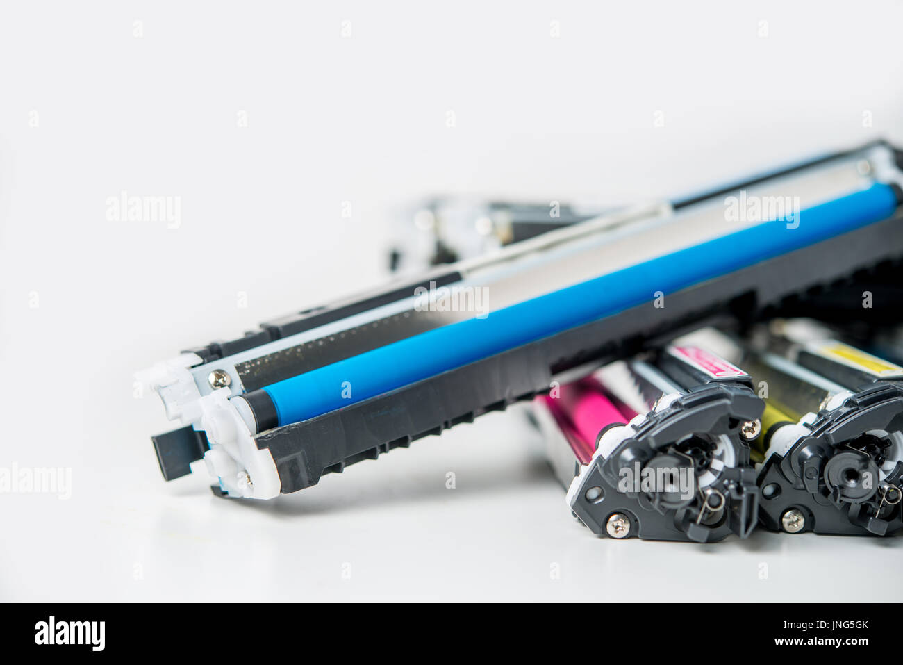 used laser toner cartridge Stock Photo - Alamy
