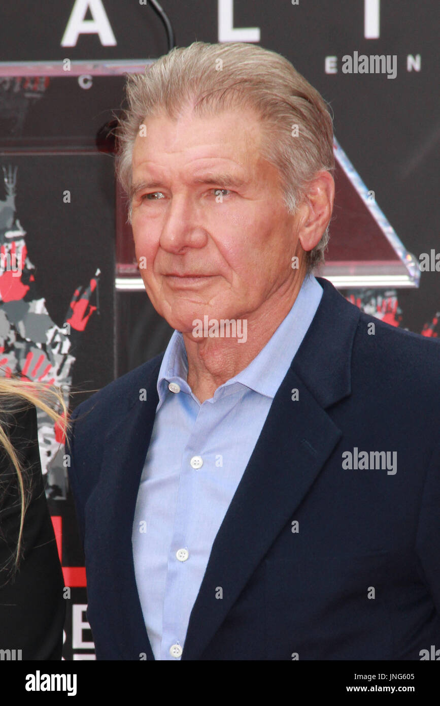 Harrison Ford 05/17/2017 Sir Ridley Scott Hand and Footprint Ceremony ...