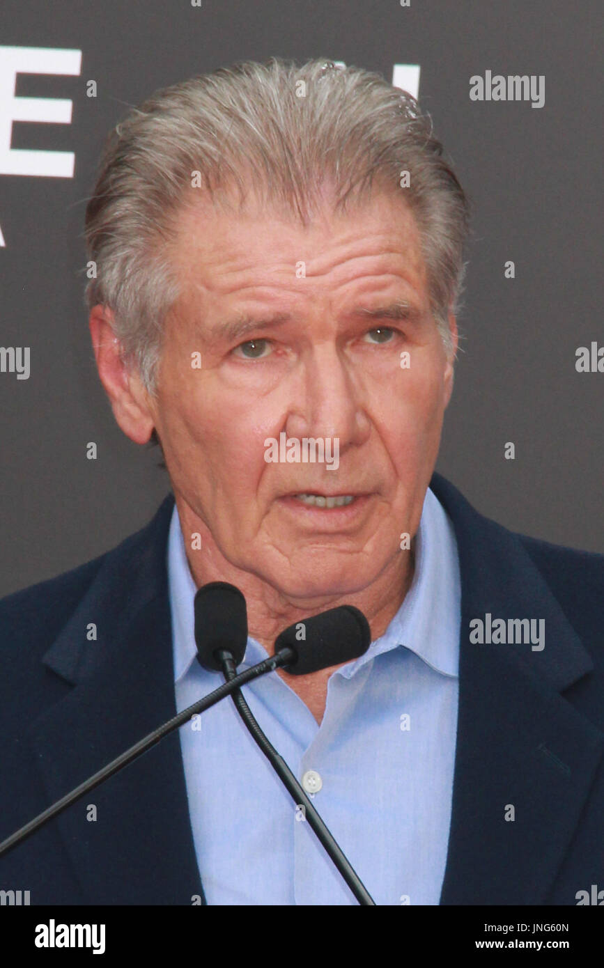 Harrison Ford 05/17/2017 Sir Ridley Scott Hand and Footprint Ceremony ...