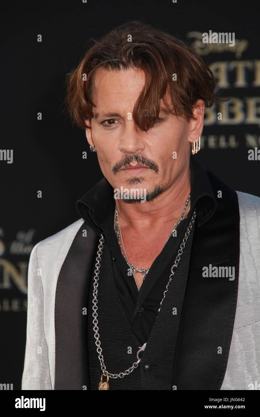 Johnny Depp 05/18/2017 The U.S. Premiere of "Pirates of the Caribbean ...