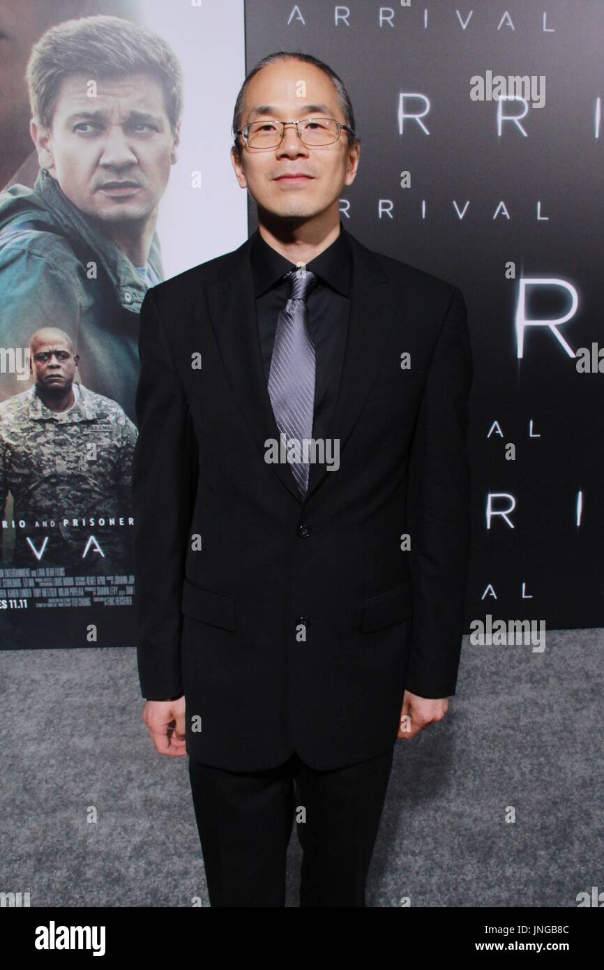 Ted Chiang 06/11/2016 The Los Angeles Premiere of Arrival Gala held at ...
